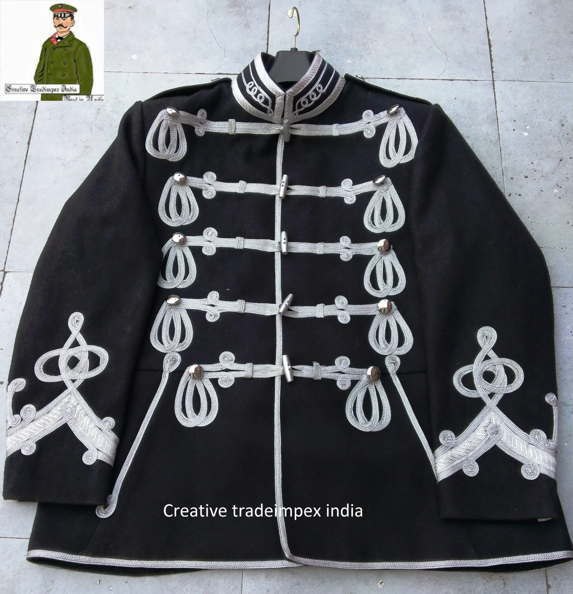 Prussian Death’s Head Hussar Tunic – Creative Militaria